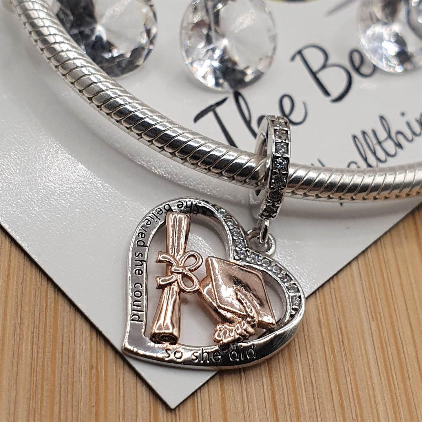Graduation Charm - Graduation Jewellery Gifts – The Bee Charm